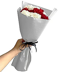 20 x 27.6 inches Silver Tissue Paper, 50 Sheets Large Tissue Paper for Gift Wrapping, White Metallic Silver Printed Tissue Paper for Gift Bags Wrapping Paper for Birthday Party, Arts Crafts, Weddings