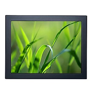 iChawk 12.1'' inch Monitor 800x600 Screen Panel 4:3 Positive Screen Metal Shell DVI VGA Dual Video Input Interface Medical Industrial Iron Case SVGA PC Monitor LCD Screen Display W121MN-DV1