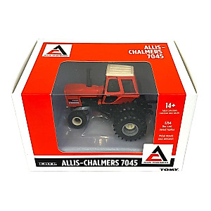 ERTL 1/64 Allis Chalmers 7045 w/Cab, Rear Duals & Diamond Tread Front Tires 16426