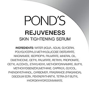Pond's Skin Tightening Serum Visibly Tightens The Appearance Of Skin & Helps Slow New Signs of Aging Rejuveness Face Serum 1.7 Oz