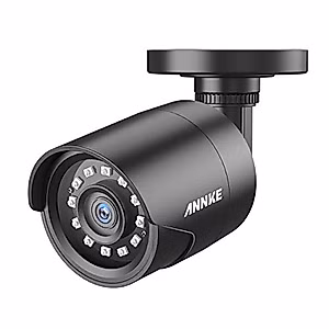 ANNKE 1080p HD-TVI Security Surveillance Camera for Home CCTV System, 2MP Bullet BNC Camera with 85 ft Super Night Vision, IP66 Surveillance Weatherproof Add–on Wired Camera - E200