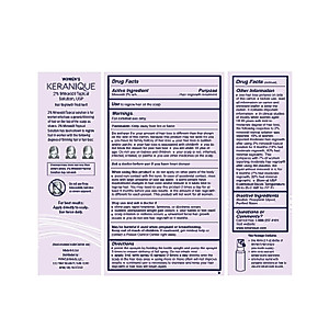 Keranique Hair Growth Products Set 2% Minoxidil Hair Regrowth Treatment for Women - Deep Hydrating Shampoo and Conditioner - Hair Thickening & Volumizing Spray - Hair Loss Treatment System - Full Kit