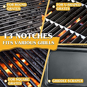 Buy Together to Save More - Multitool Camping Accessories 13 In 1 Survival Tools & BBQ Grill Scraper Christmas Stocking Stuffers Birthday Gifts for Men Women Dad Adults Mom Kitchen Gadgets