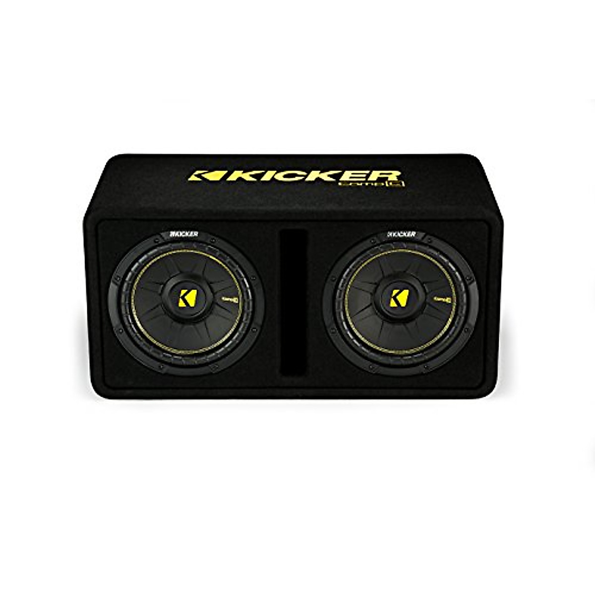 Kicker 44DCWC102 Dual CompC 10" Subwoofers in Vented Enclosure, 2-Ohm