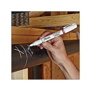 SHARPIE Oil-Based Paint Markers, Fine Point, Assorted Colors, 5 Count - Great for Rock Painting