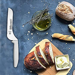 Dexter-Russell 5" Scalloped Offset Slicer, S163-5SC-PCP, SANI-SAFE series