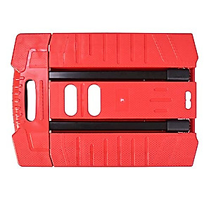 Teerwere Portable Folding Handcart Pull Trolley Cargo Folding Flatbed Cart Handling Helper Mute Trolley Cargo Trailer Portable Luggage Trolley Multi Function Folding Handcart