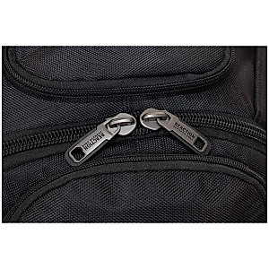 Kenneth Cole Reaction Pack-of-All-Trades' Multi-Pocket 17.0” Laptop & Tablet Business Travel Backpack, Black, One Size