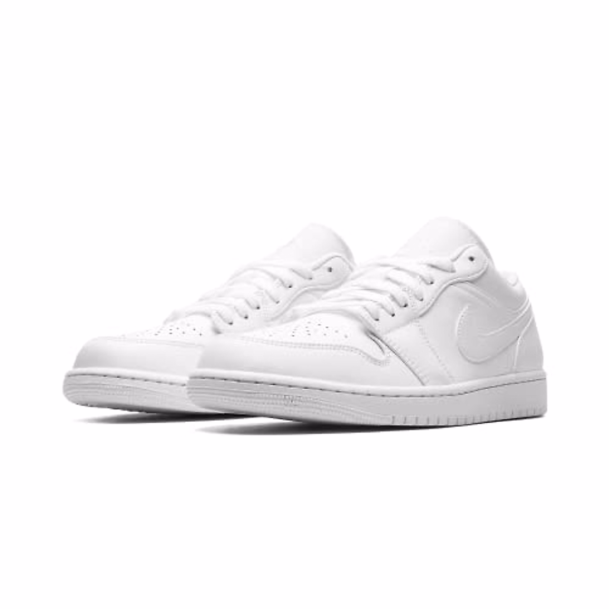 Jordan Mens Air 1 Low 553558 136 - Size 11 White/White-White