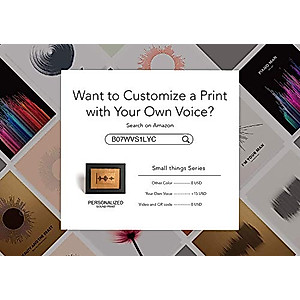 I Love You Soundwave Art, Bronze Visible Voice Gift for 8th Wedding Anniversary, Valentines Day Gift for her or him, Husband Gifts from Wife, Mother's Day Gift