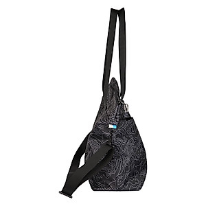 KAVU Twin Falls Tote Shoulder Strap Canvas Color Block Bag-Hemlock Grove