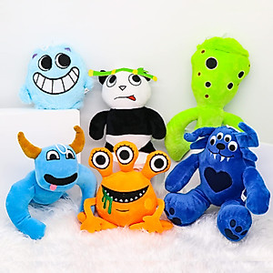 6PCS Garden of Banban Plush,10 inches Ban ban Plushies Toys,Soft Stuffed Figure Doll for Fans Gift,Soft Animal Adult and Kids - Pink