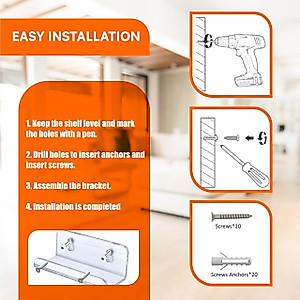 Acrylic Shelves - Clear Shelves - Clear Floating Shelves - Vinyl Record Display - Acrylic Vinyl Wall Mount - Acrylic Bookshelf - Acrylic Floating Shelves - Acrylic Shelves for Wall - Wall Shelf