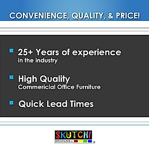 SKUTCHI DESIGNS INC. 6 Person Conference Table with Metal Base | Rectangular Shaped | Harmony Series | 6' | Driftwood | Factory Clearance