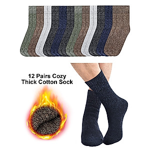 48 Pack Winter Warm Beanie Hat Neck Warmer Set for Men Women Knitted Hat with Winter Touchscreen Gloves Neck Gaiter Warm Sock for Winter Wearing Homeless Care Charity Donation Multicolor