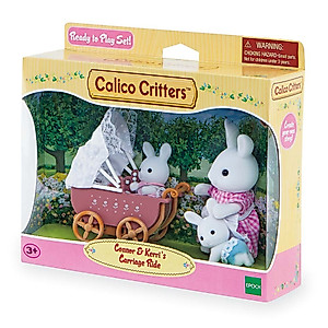 Calico Critters Connor & Kerri’s Carriage Ride - Enchanting Adventures Await with This Adorable Doll Playset