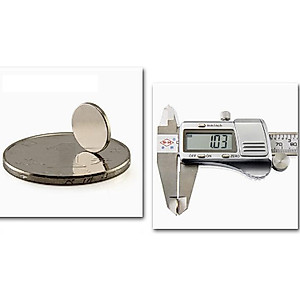 wotoy 60 Pieces 10 x 1mm DIY Personalized Refrigerators Magnets for Fridge Door Whiteboard Map Bulletin Boards