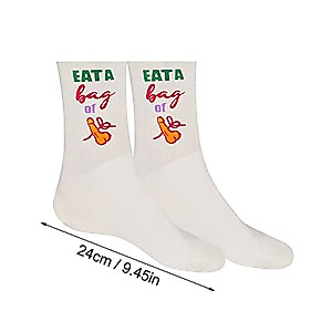 Best Unisex Gifts 20 Christmas Stocking Men Gift For Team Adult Gifts For Men 1 Pair Fun Men And Women Casual Socks,Fun Pattern Casual Socks Bag Cotton Novelty Socks