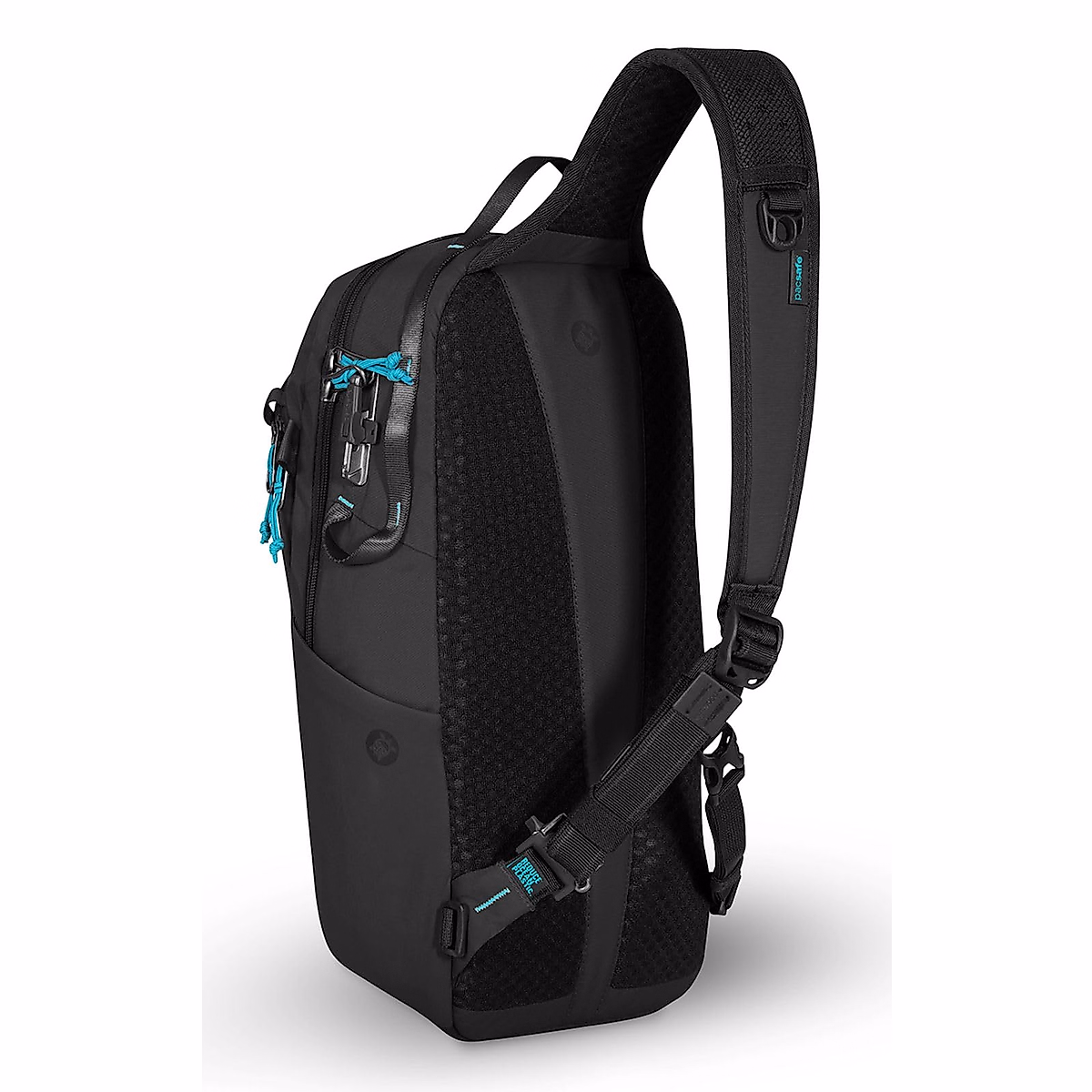 Pacsafe ECO 12L Anti Theft Sling Backpack, ECONYL Black