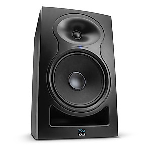 Kali Audio LP-8V2 8” Powered Studio Monitor - 100W Speaker System with Boundary Compensation EQ Settings - for Mixing, Recording, Audio Production - XLR, TRS, RCA Input Ports - Single, Black