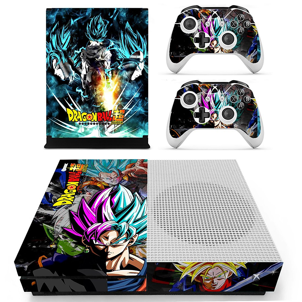 Vanknight Vinyl Decal Skin Stickers Cover Horror for XB One S Slim Console Controllers XB1 S DBZ