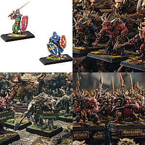 Evemodel Model Square Bases Plastic Black for Wargame Tabletop (30 * 30mm-40pcs)