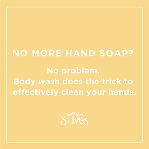 St. Ives Body Wash - Soothing Moisturizing Cleanser with Oatmeal & Shea Butter, Natural Body Wash for Sensitive Skin Made with Plant-Based Cleansers and 100% Natural Extracts, 16 Oz Ea (Pack of 2)