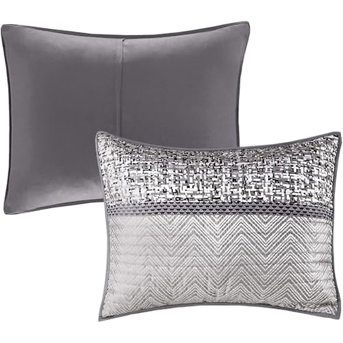 Madison Park Quilted Cal King Coverlet Set in Grey/Taupe Finish MP13-3400