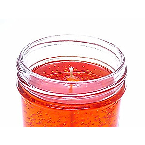 Georgia Peach Scented Mineral Oil Based Up to 90 Hour Classic Jar by The Gel Candle Company