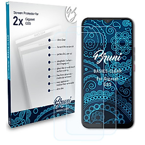 Bruni Screen Protector compatible with Gigaset GS5 Protector Film, crystal clear Protective Film (2X)
