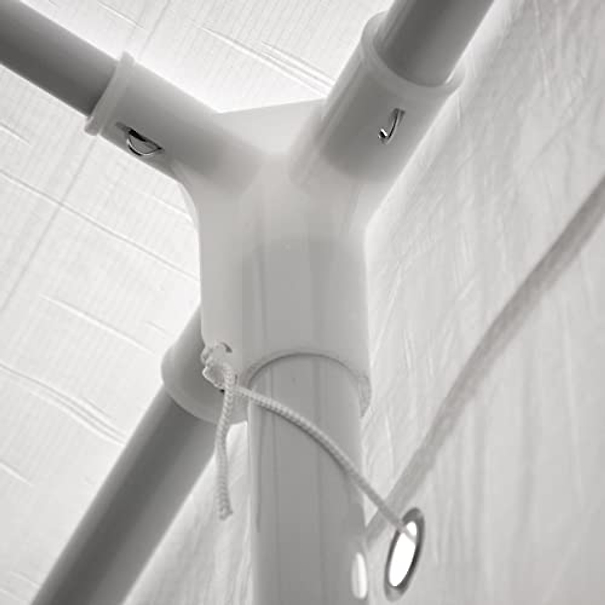 BACKYARD EXPRESSIONS PATIO · HOME · GARDEN 906778 Canopy Tent for Outdoor Wedding Party or Camping BBQ w/Removable Waterproof Sidewalls-20' x 10' -Backyard Expressions, White