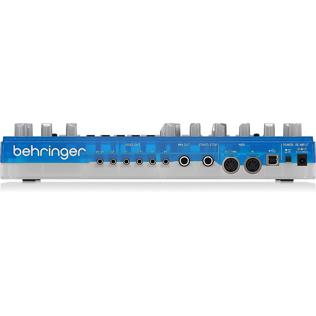 Behringer RD-6-BB Analog Drum Machine - Blue Translucent