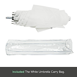 LimoStudio [2 Pack] 33" 3-Fold Ultra Compact Professional Photography Photo Video Studio Lighting Flash Translucent White Soft Umbrella for Photo Portrait Studio Shooting, AGG3099