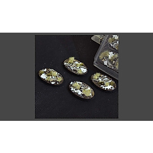 Gamers Grass Battle Ready Bases: Winter Oval 60mm (x4)