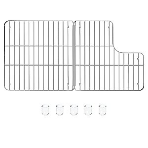 6639-ST Kitchen Bottom Basin Sink Rack for Kohler Whitehaven K-6488 and K-6489 304 Stainless Steel Sink