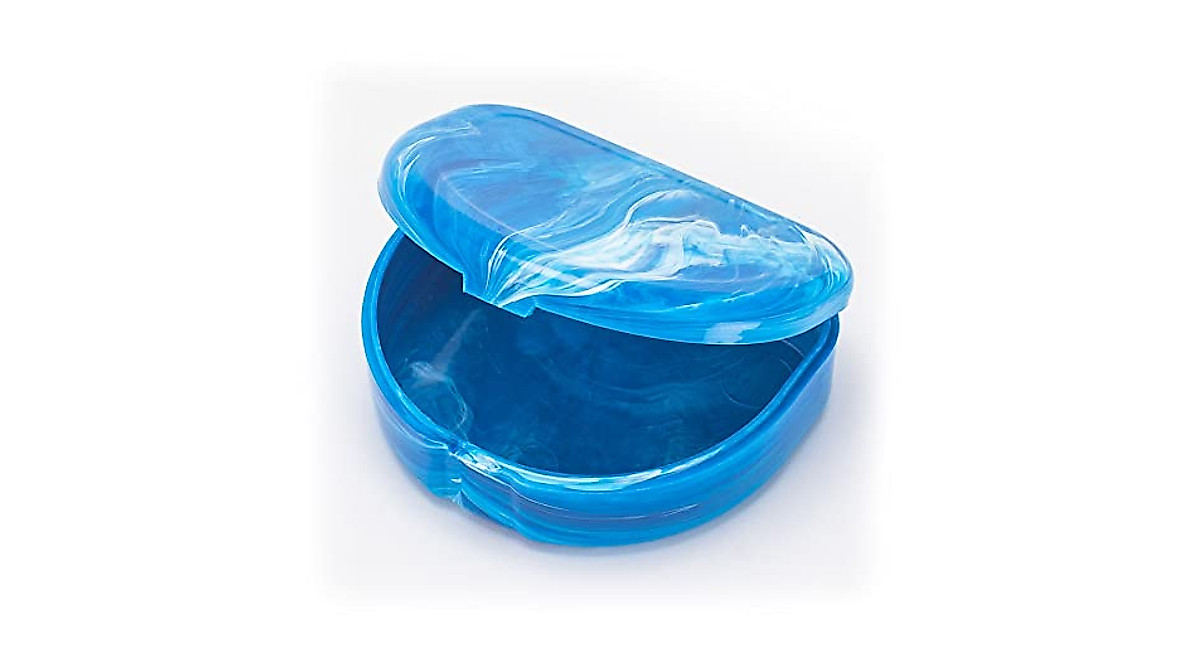 Marble Retainer Cases Pack of 6 - Secure & Stylish Dental Storage