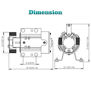 TIGEROAR Water Transfer Pump 115V Water Pump 330 GPH Utility Portable Electric with 6 ft. Suction Hose 0.1HP Pool for Transferring from Ponds, Pools, Aquariums, Hot Tubs