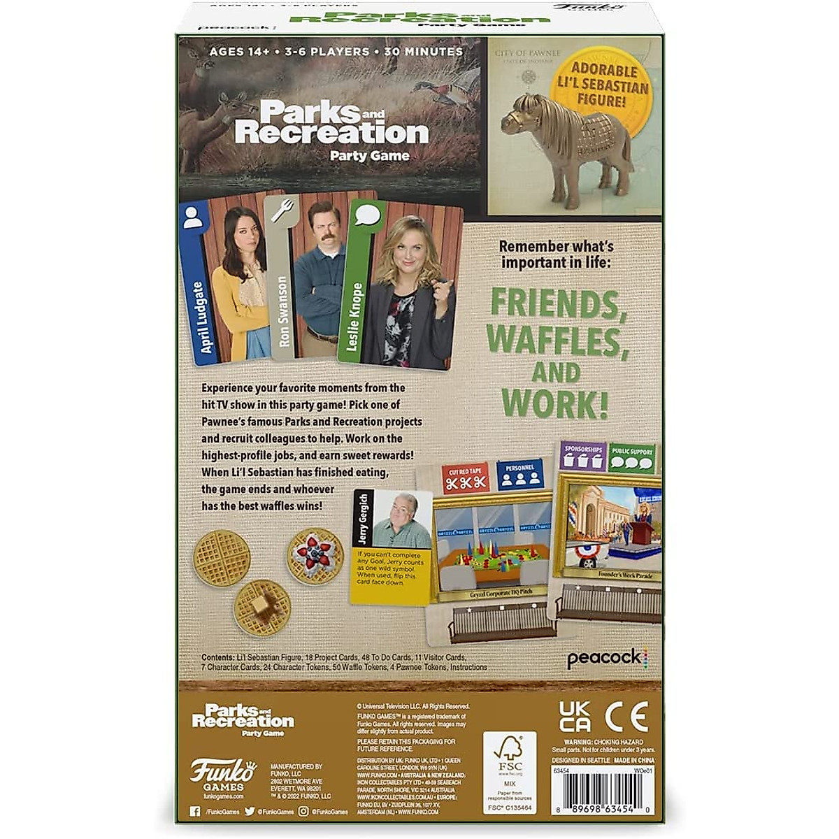 Funko Parks and Recreation Party Game,for ages 14 years
