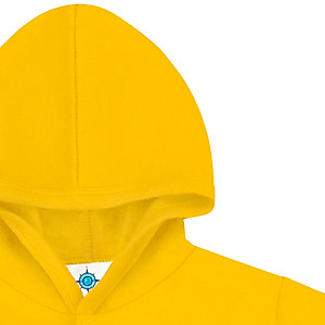 College Baby NCAA Officially Licensed Snap Hooded Jacket - Michigan Wolverines Block M Logo - Gold - 3T