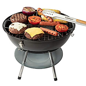 Cuisinart CCG-216 Portable Charcoal Grill, 16", Black