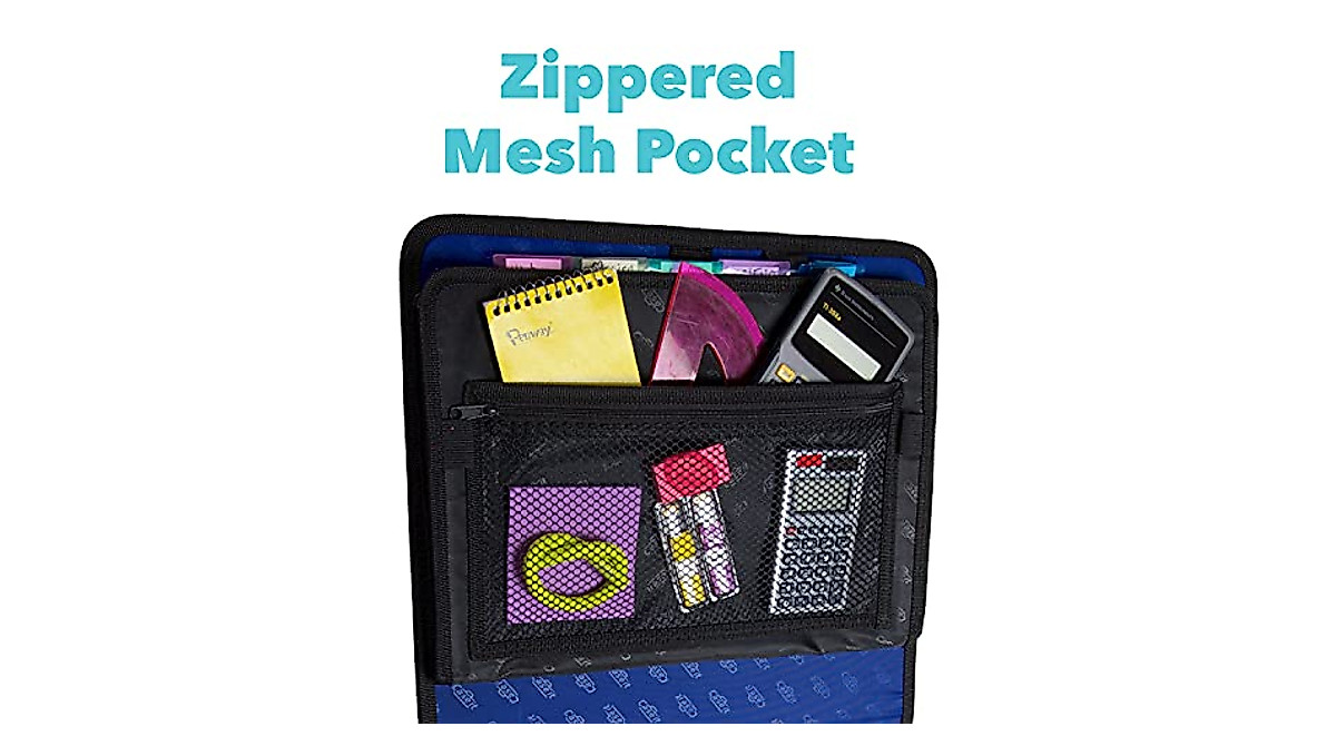 Case-it Red 2-Inch Binder with Tab File & Velcro Closure