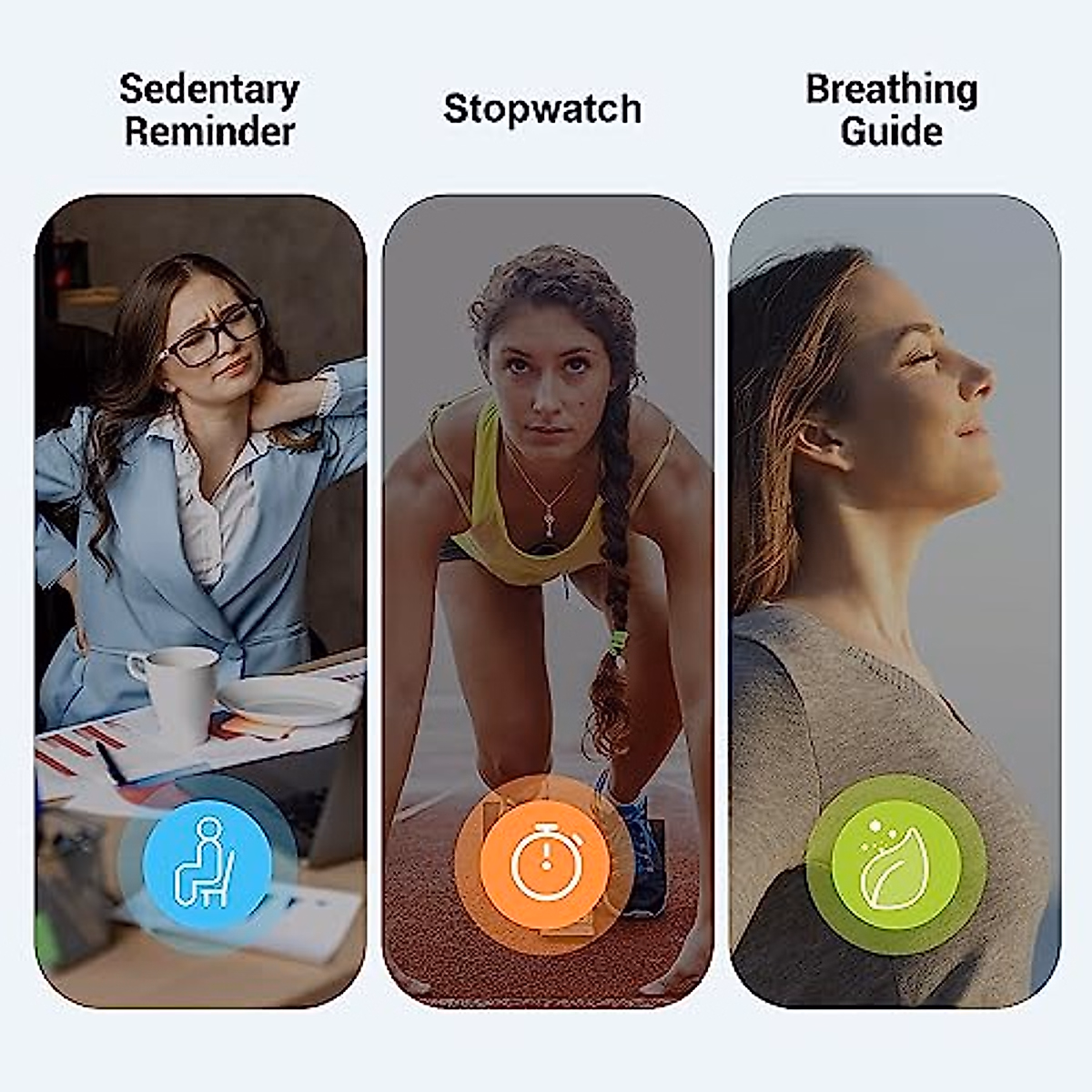 KALOC Smart Watch for Women Men, Fitness Tracker with Heart Rate Monitor & Sleep Tracking, Calorie Waterproof Activity Tracker Pedometer, Color Screen Fitness Watch Compatible with iPhone & Android