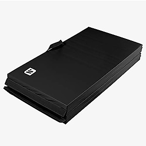 We Sell Mats - 4 ft x 8 ft x 2 in Premium Personal Fitness & Exercise Mat for Home Workout - Lightweight and Folds for Carrying – All Purpose Home Gym Mat – Thick Mat for Yoga, Pilates, Stretches