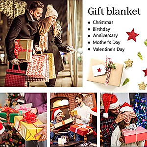 New Mom Throw Blanket, Soft Elephant Flannel Blankets for New Pregnancy Gifts, Postpartum Gifts for Mom, Best Gift for New Mommy After Birth, First Time Mom Gift, Best, 50x60 Inches