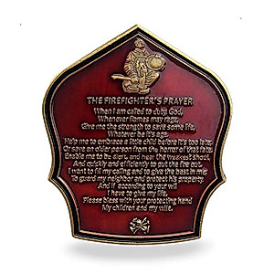 Fireman Prayer Firefighter Challenge Coin