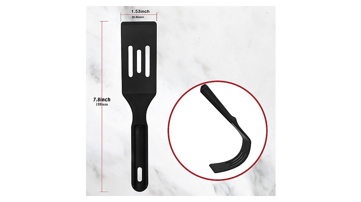 Heat-Resistant Mini Spatula for Nonstick Cookware