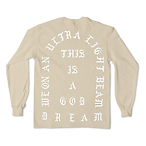AA Apparel The Life of Pablo Tour | I Feel Like Pablo Long Sleeve Shirt (Extra Extra Large, Sand)