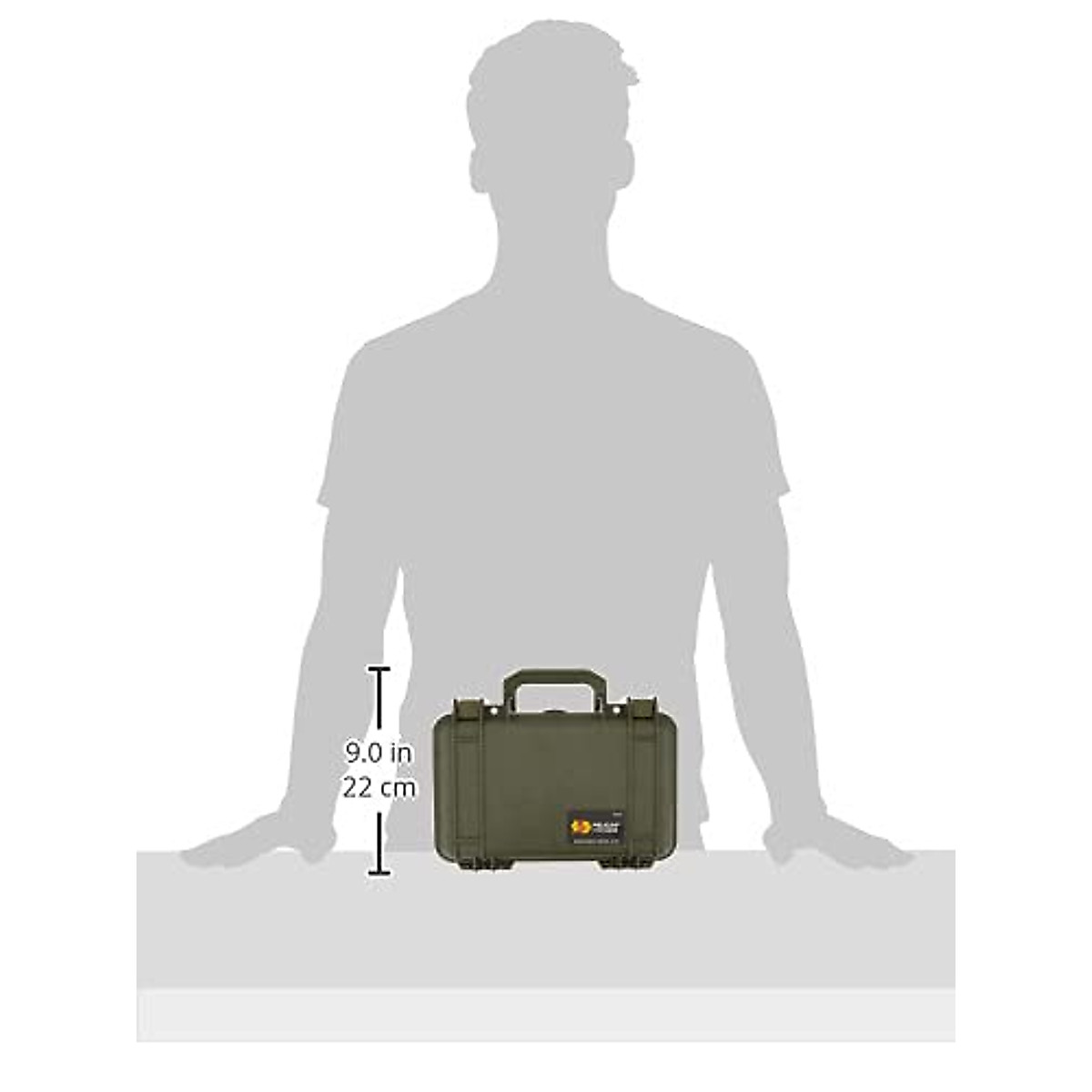 Pelican 1170 Case With Foam (OD Green)