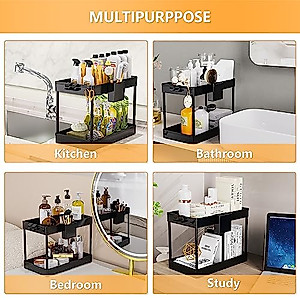 Johamoo Instant Dry Sink Organizer & Under Sink Organizer Set