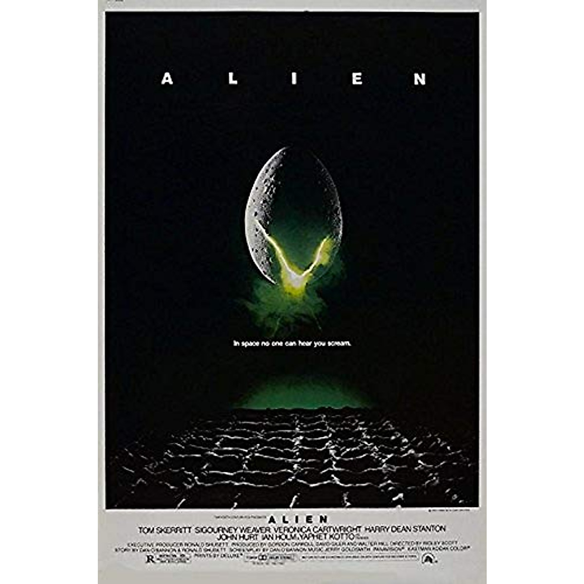 Buyartforless POSTER Alien Sigourney Weaver 1979 36x24 Movie Art Print Poster Ridley Scott, Multicolor (PW 51543)